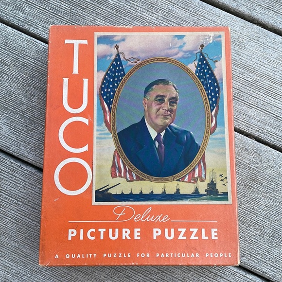 tuco | Other | Tuco Deluxe Picture Puzzle Fdr Wwii | Poshmark